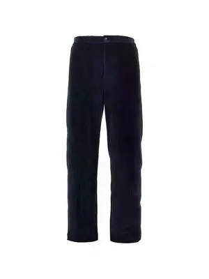 Emporio Armani Ribbed Velvet-effect Trousers