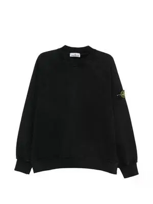 Stone Island Compass Patch Raglan Sleeve Sweater