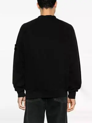 Stone Island Compass Patch Raglan Sleeve Sweater