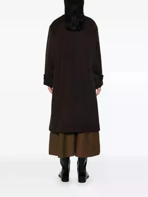 NICHOLSON & NICHOLSON Button-up Funnel Neck Coat