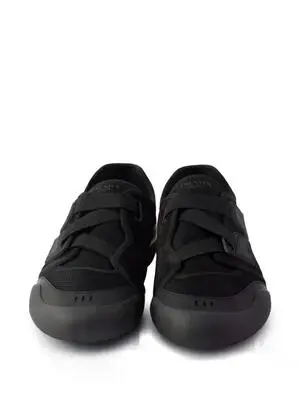 Prada Speedrock Leather And Mesh Fabric Sneakers - Black
