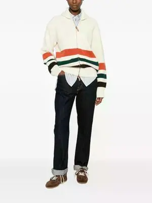 SEBAGO Dyer Bay Striped Zip-up Cardigan