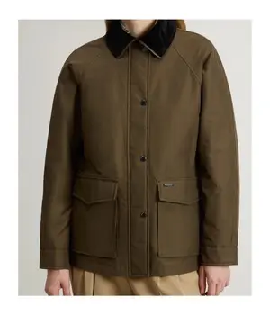 Woolrich Velvet-collared Flap-pockets Jacket