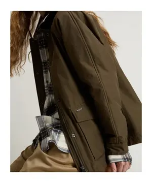 Woolrich Velvet-collared Flap-pockets Jacket