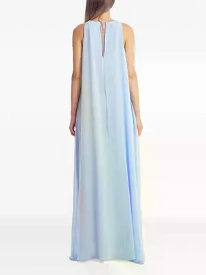 IRINA SCHROTTER Liko Ruffled Asymmetric Midi Dress