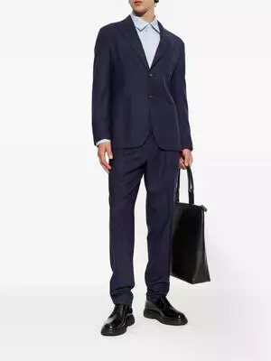 Eleventy Wool Suit - Blue