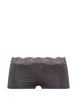 Hanro Lace-trimmed Boxer Shorts