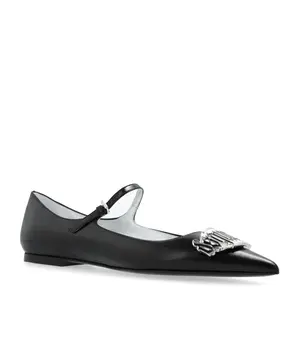 Dsquared2 Gothic Pointed-toe Ballet Flats