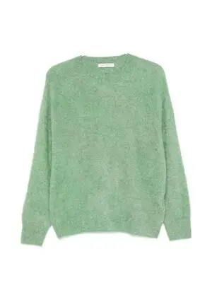 IVORY PARIS Cala Crew-neck Knitted Sweater - Green