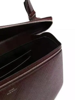 TOTEME Patent Leather Shoulder Bag - Red