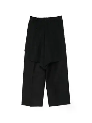 Undercover Layered Panel Wide-leg Trousers