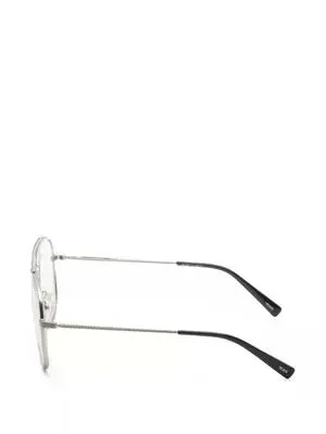 Tumi Pilot-frame Glasses - Silver