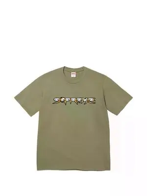 Supreme Skulls Spellout T-shirt - Green