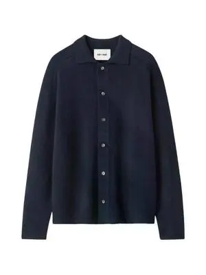 Soft Goat Cashmere Button-up Cardigan