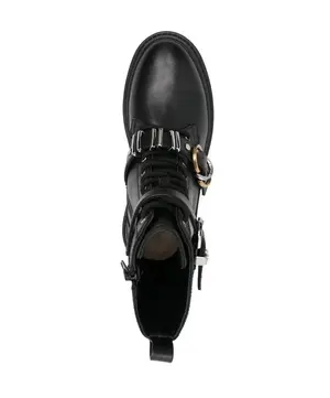 Pinko Round-toe Lace-up Boots