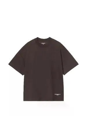 Carhartt Work In Progress Logo-print Drop-shoulder T-shirt