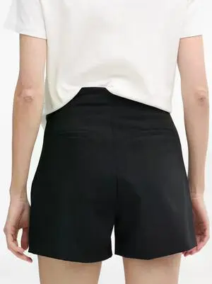MORGAN Shris.f Flap-pocket Shorts - Black