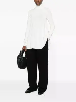 TOTEME Crepe Turtleneck Sweater