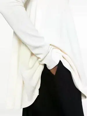 TOTEME Crepe Turtleneck Sweater - Neutrals
