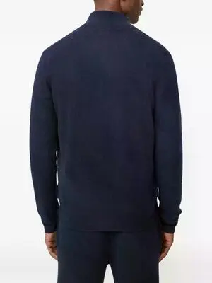 Soft Goat Cashmere Zip-up Sweater