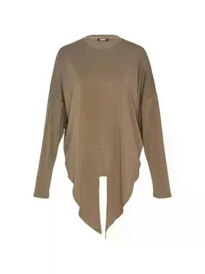 CLUB21 COLLECTION Leni Tie-front Top - Neutrals
