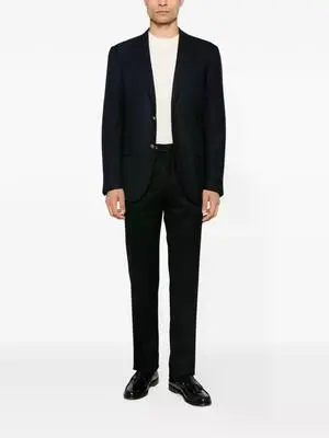 Corneliani Tailored Trousers With Pressed Crease