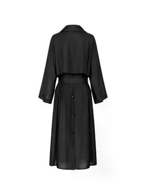 CLUB21 COLLECTION Margaux Silk-blend Coat