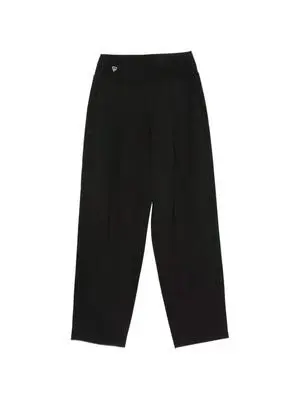 MACRON Logo-plaque Pleated Trousers