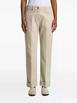 Peserico Turn-up Cuff Trousers - Neutrals