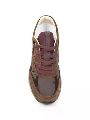 Premiata Moe Run Panelled Leather Sneakers