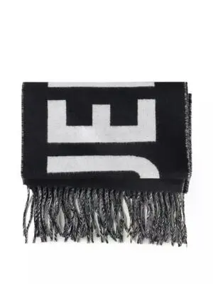 Jacquemus Logo-intarsia Fringed Scarf