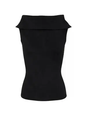 CLUB21 COLLECTION Anya Off-shoulder Ribbed-knit Top