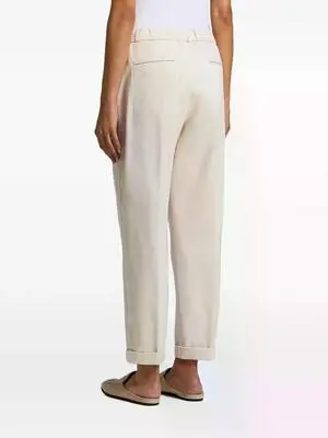 Peserico Pleated Turn-up Trousers