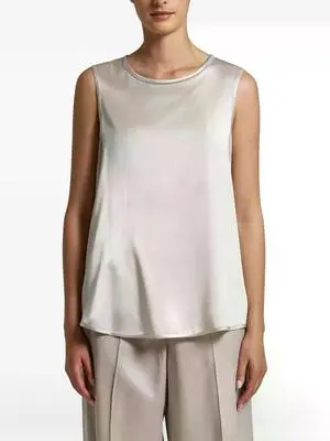 Peserico Sleeveless Top - Neutrals