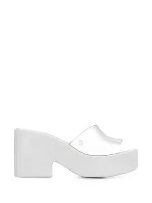 Melissa Posh Platform Sandals - White