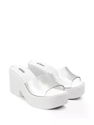 Melissa Posh Platform Sandals - White