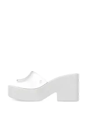 Melissa Posh Platform Sandals - White