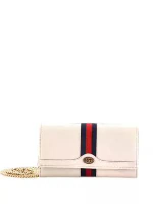 Gucci Ophidia Chain Wallet Leather Crossbody Bag