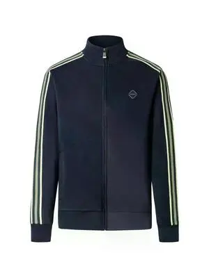 HACKETT LONDON Side-stripe Zip-up Sweatshirt - Blue