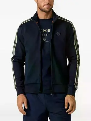 HACKETT LONDON Side-stripe Zip-up Sweatshirt