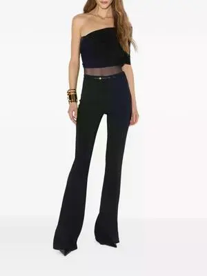 Elisabetta Franchi One-shoulder Draped Bodysuit