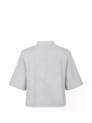 CLUB21 COLLECTION Irene Mock-neck T-shirt - Grey
