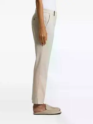 Peserico Beaded Tab Tailored Trousers - Neutrals