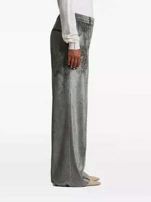 Peserico Ribbed Velvet-effect Palazzo Pants