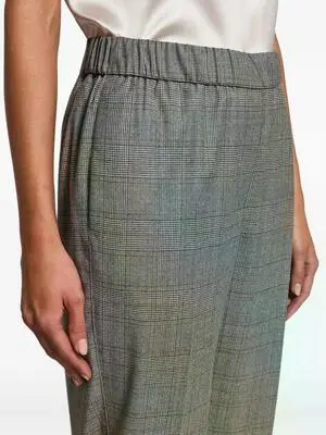 Peserico Checked Elasticated Waist Trousers