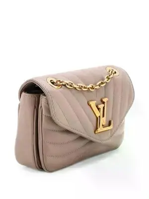 LOUIS VUITTON New Wave Chain Bag Nm Quilted Leather Pm - Neutrals