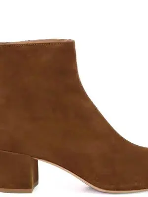 Agl Suede Block-heel Ankle Boots
