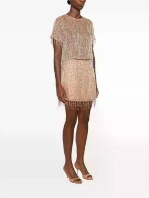 Aje Glisten Embellished Skirt