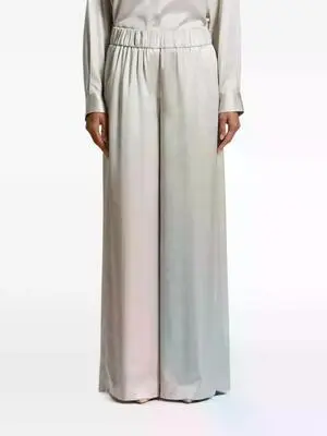 Peserico Elasticated Waistband Wide-leg Trousers