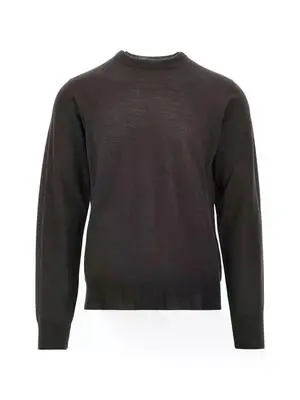 Emporio Armani Logo-embroidered Virgin Wool Sweater